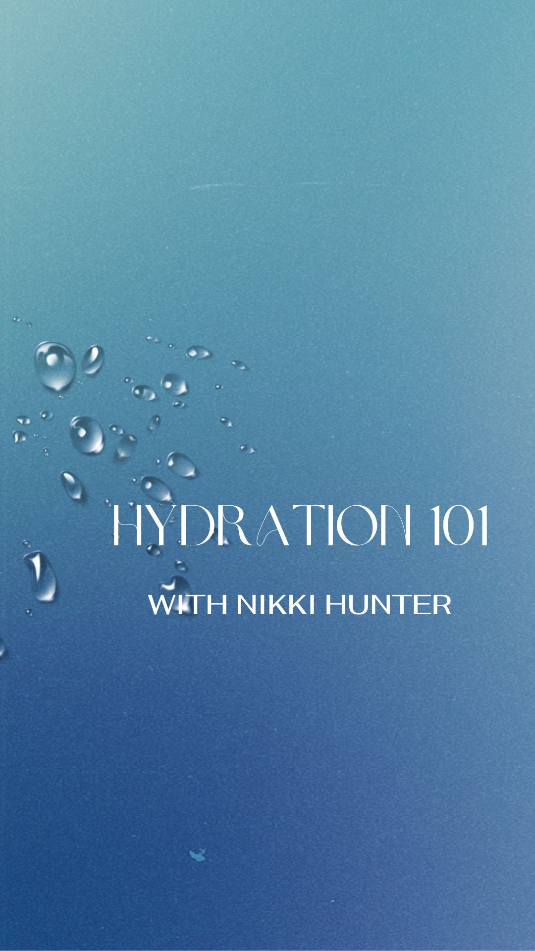 Hydration 101 : The Power of Water | The Green Vanity